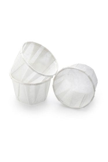 Disposable Waxed Paper Medicine Pots | Origin Pharma Packaging