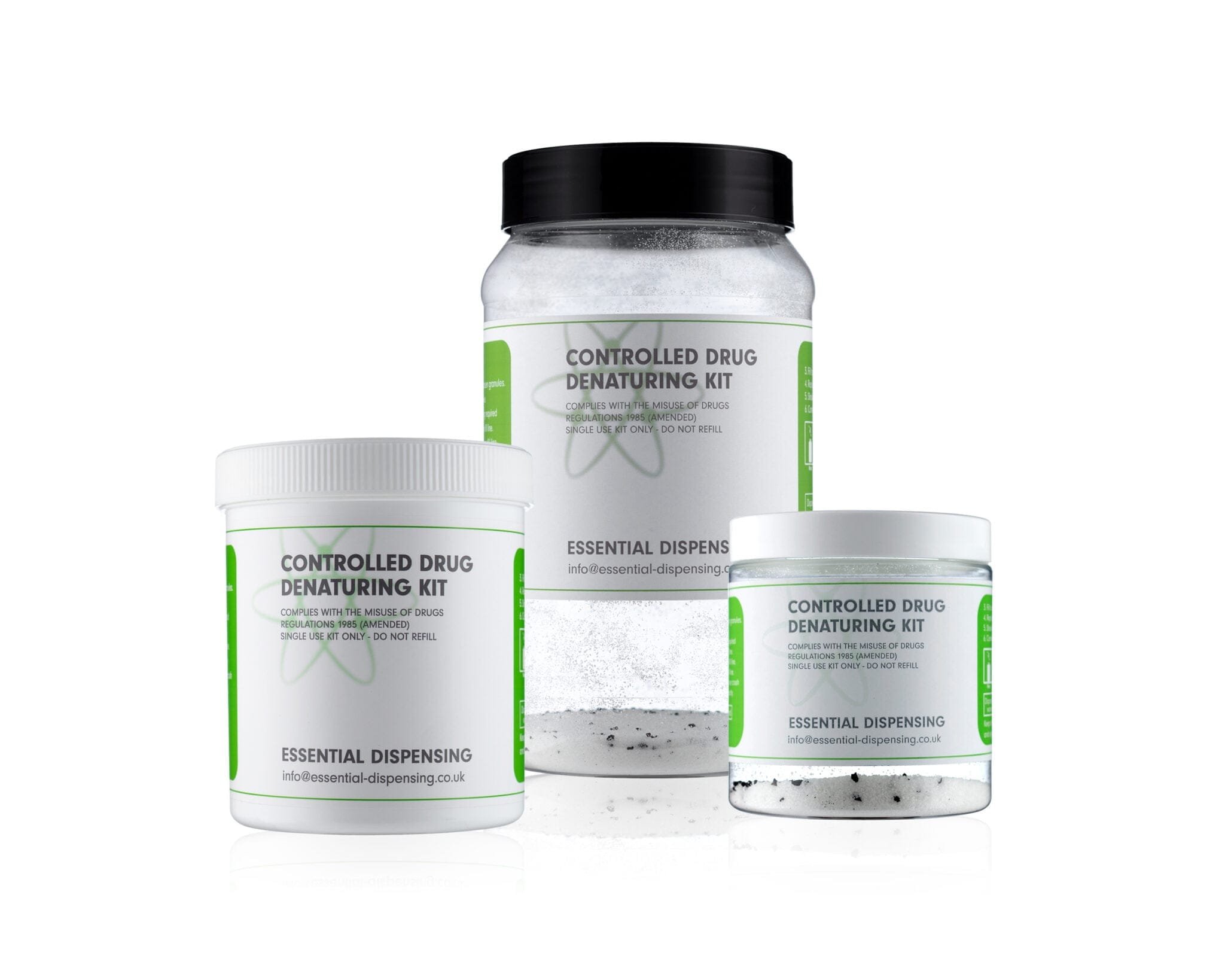 250ml-2000ml Drug Denaturing Kits | Origin Pharma Packaging